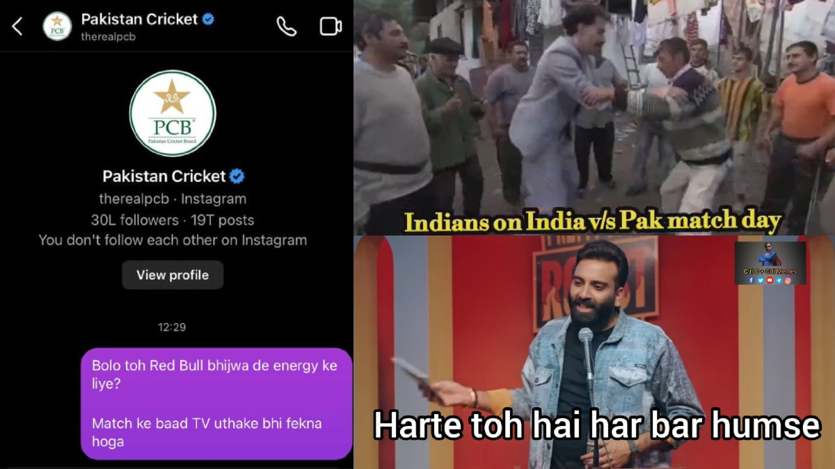 IND vs PAK Memes: Fans Post Hilarious Memes in Twitter Battle Ahead of ...