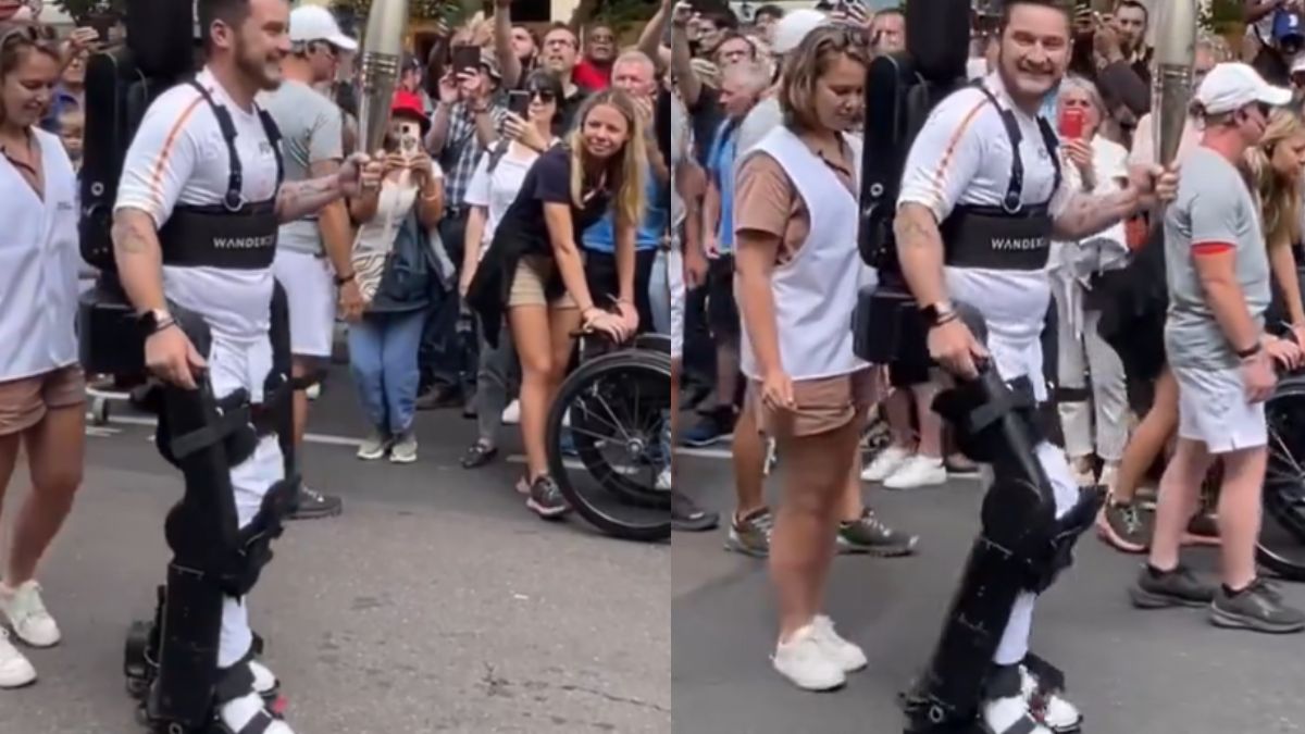 Olympics 2024: French Paraplegic athlete Kevin Piette walks with ...